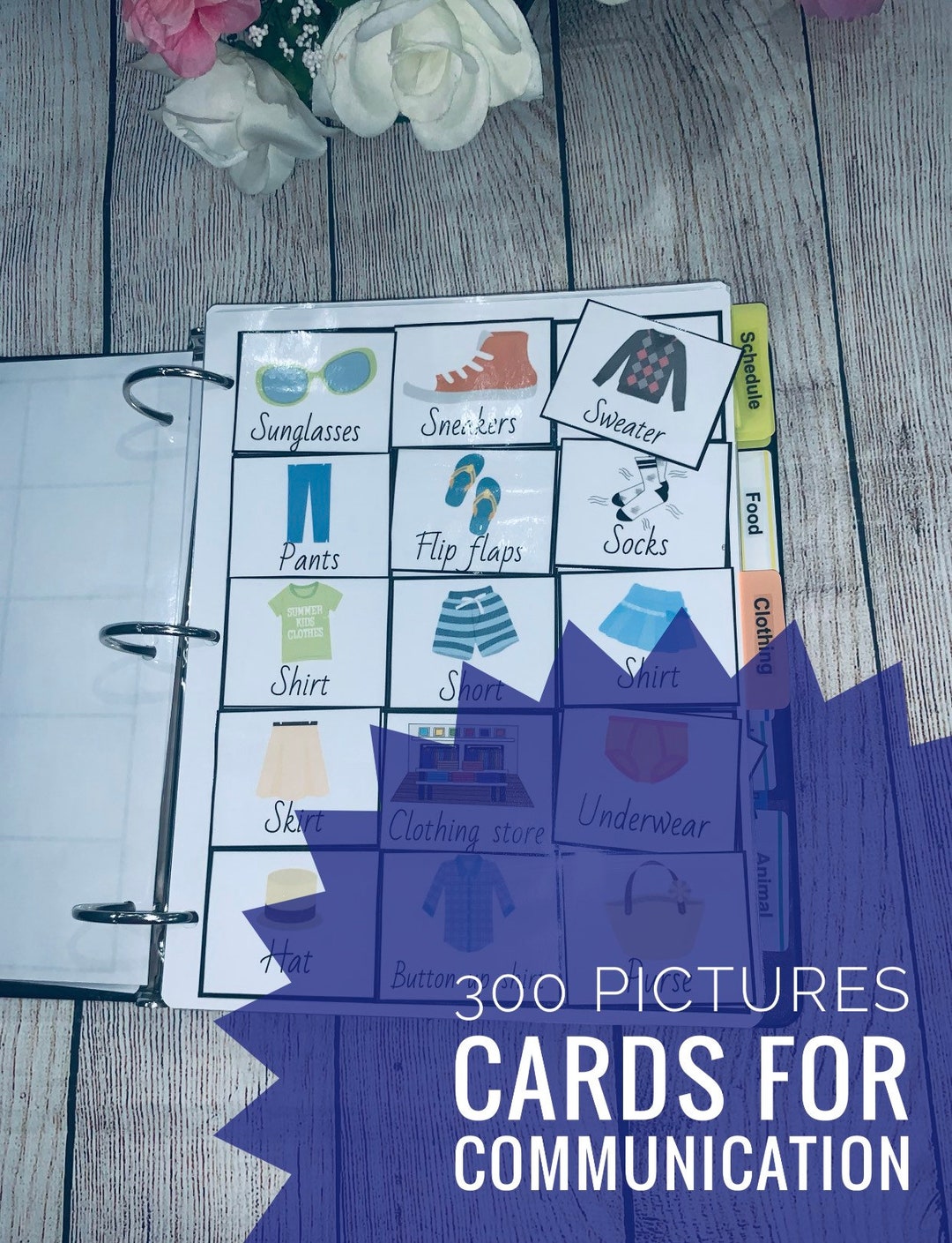 300 Picture Communication Cards Bundle | PEC Visual Symbols for Autism ...