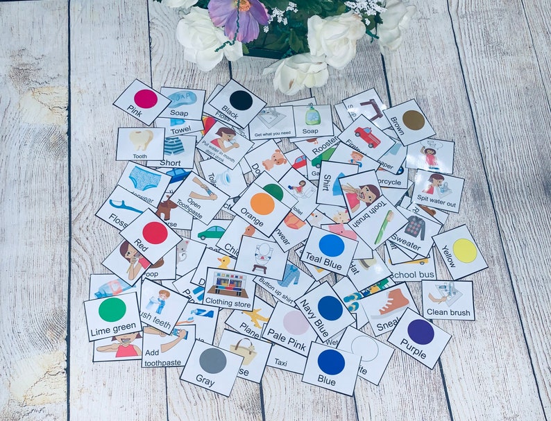 1,000 Pec, Picture Cards for Communication | Speech Therapy, Autism ...
