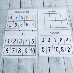 Toddler, Preschool, Busy Work, Numbers , Colors, Alphabet, Shapes ...