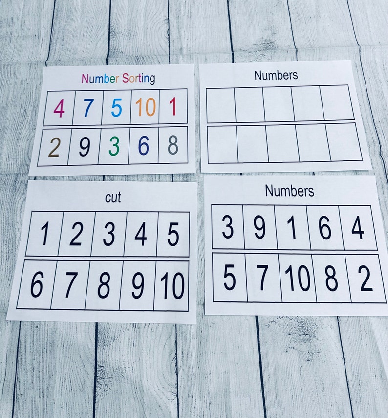 Toddler, Preschool, Busy Work, Numbers , Colors, Alphabet, Shapes ...