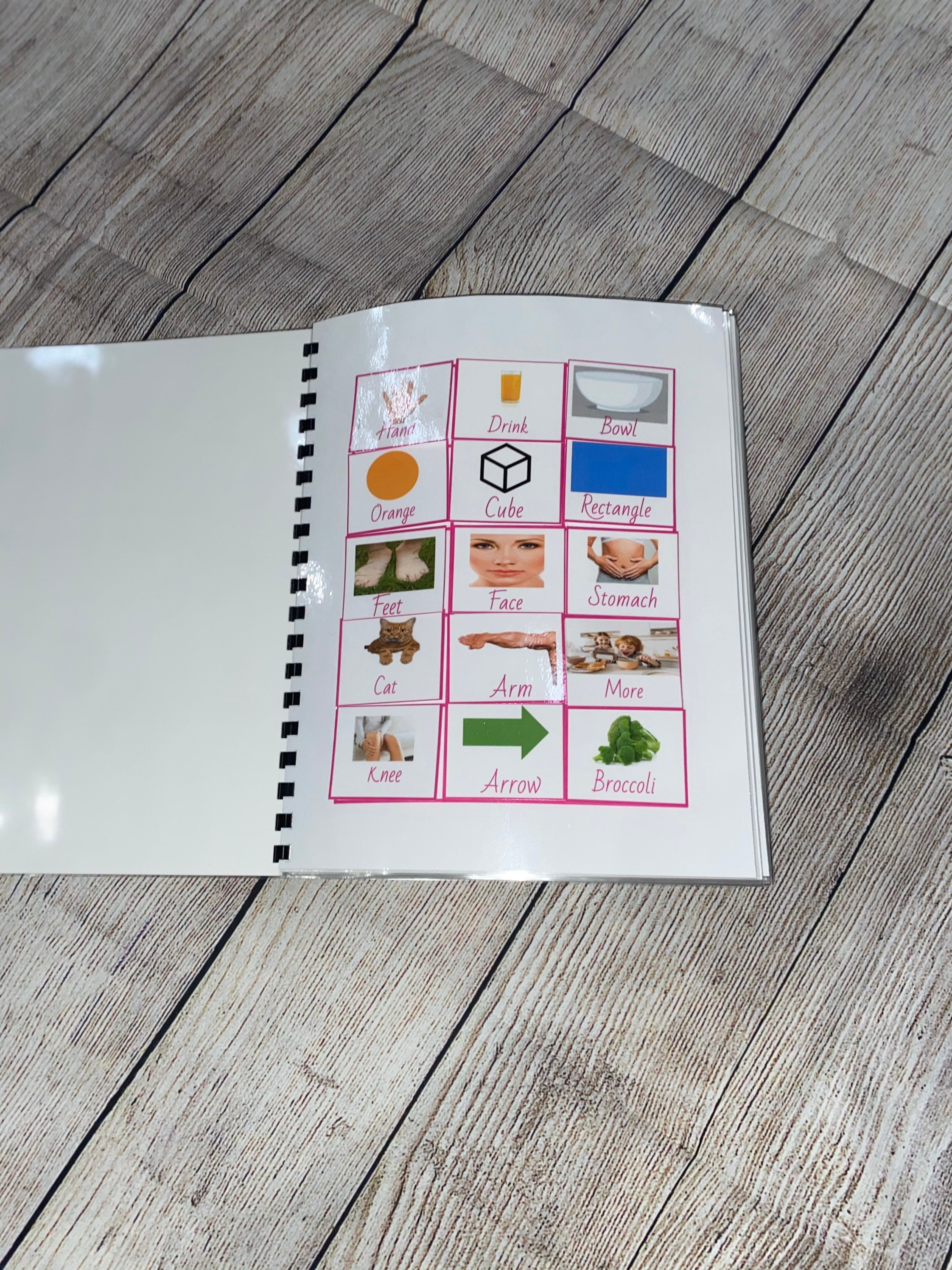 Toys & Games small pictures pictures cards kit pink cards special need ...