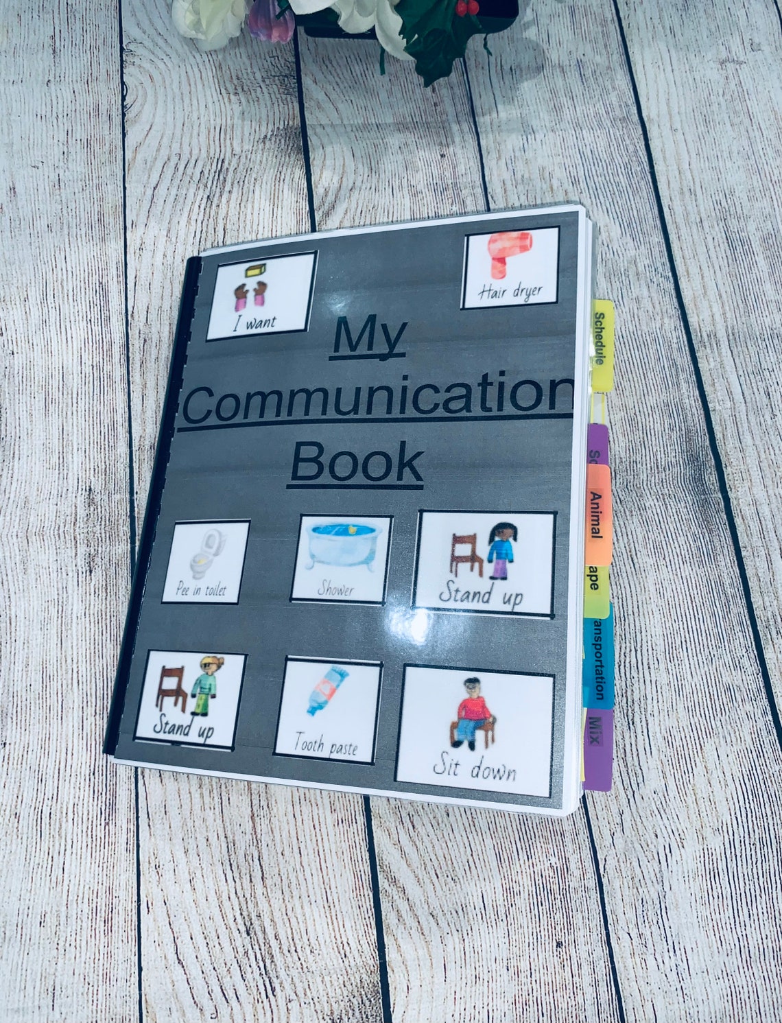 Autism 500 Communication Pictures Cards Book or Binder Bundle - Etsy