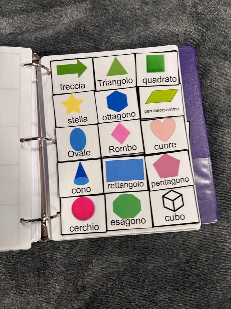 300 Italian Picture Communication Cards | Autism, Special Needs, Speech ...