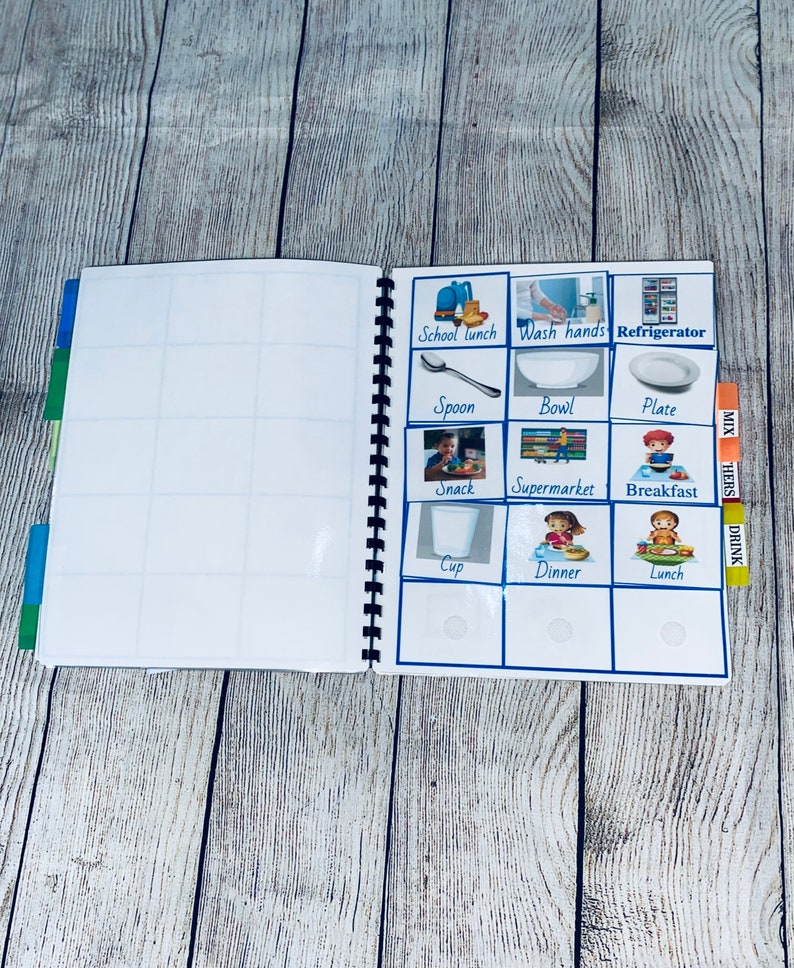 Food Therapy, Charts, Meal Fruits Vegetables Choices Board Book Visual ...