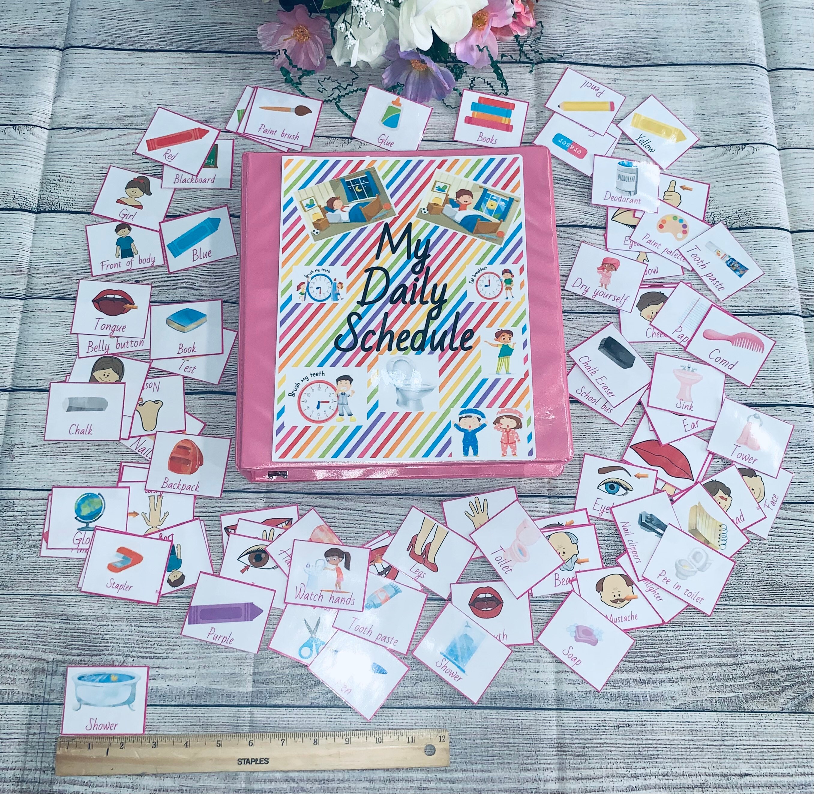 Toys & Games Schedule cards special need communication boards Autism ...