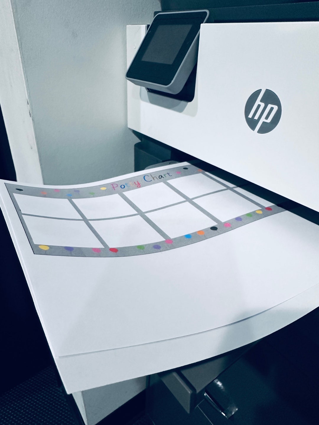 Kids Balloon It's Potty Time Training Board Poster Bathroom Toilet ...