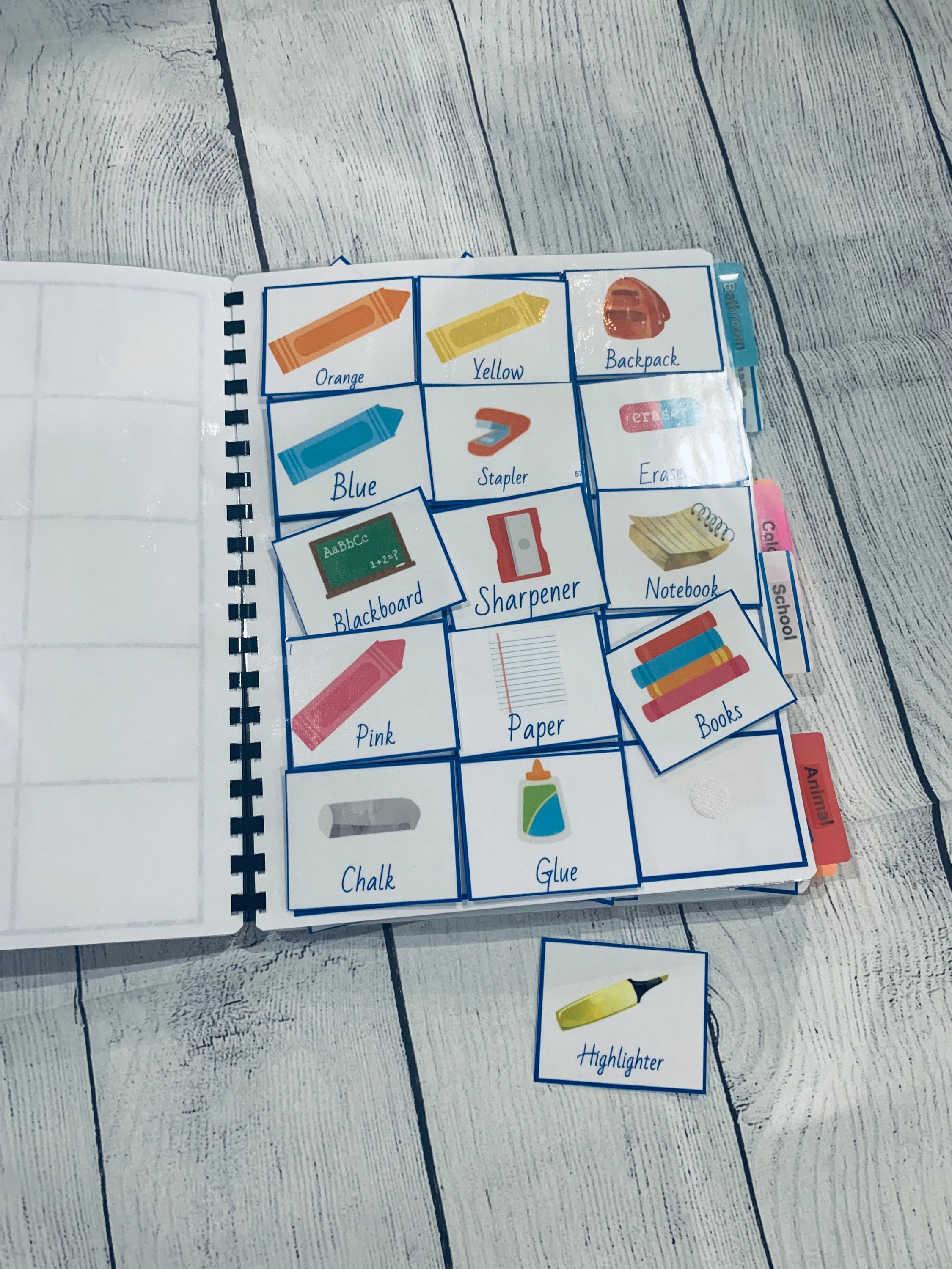 Bundle Speech Therapy Sentences Builder Pictures Card Binder - Etsy