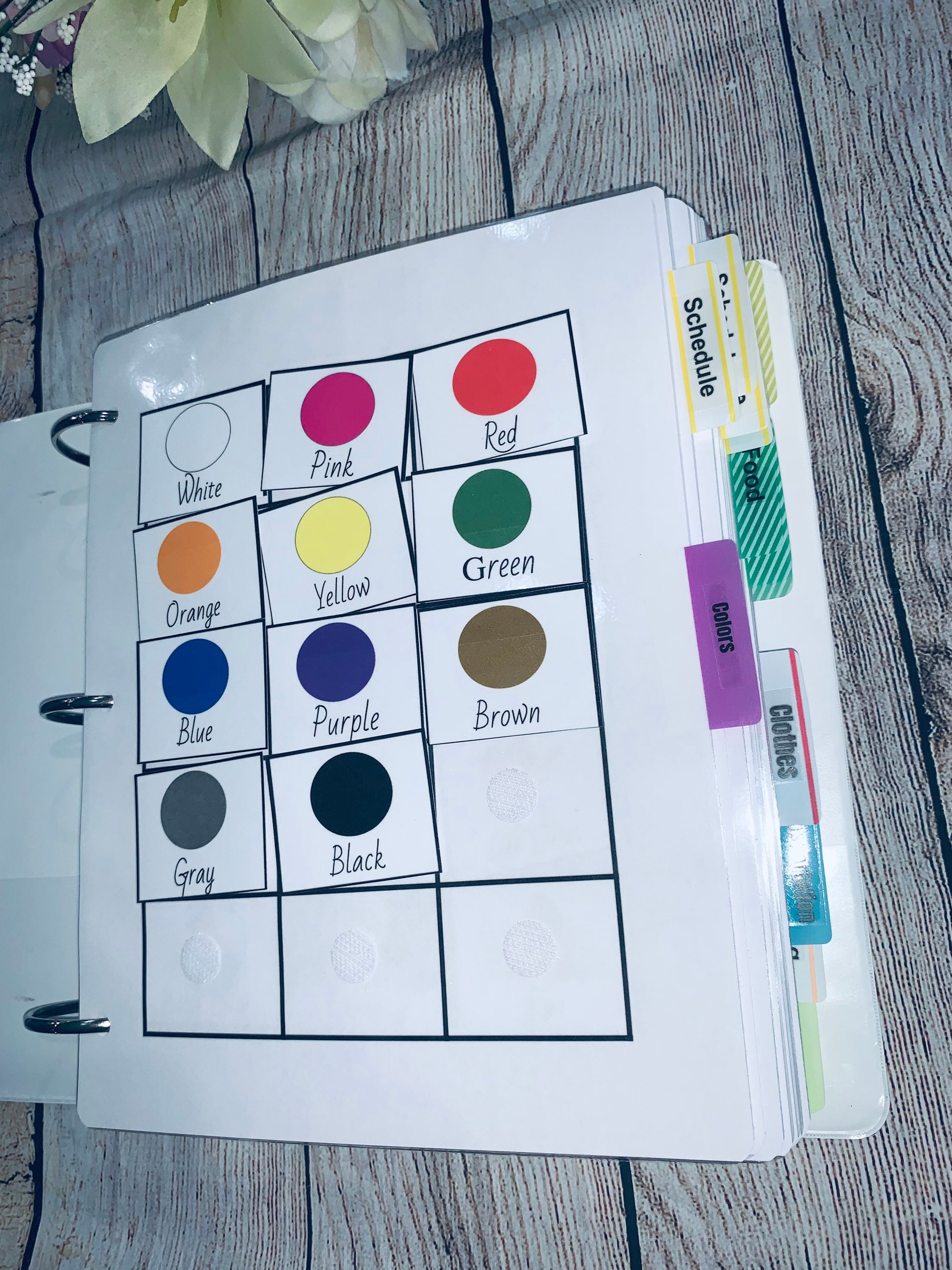 400 Pictures Card Binder Bundle, Speech Delay,aba, Therapy Autism Non ...