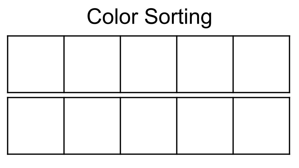 Toddler, Preschool Busy Work, Colors Sorting Matching, Montessori ...