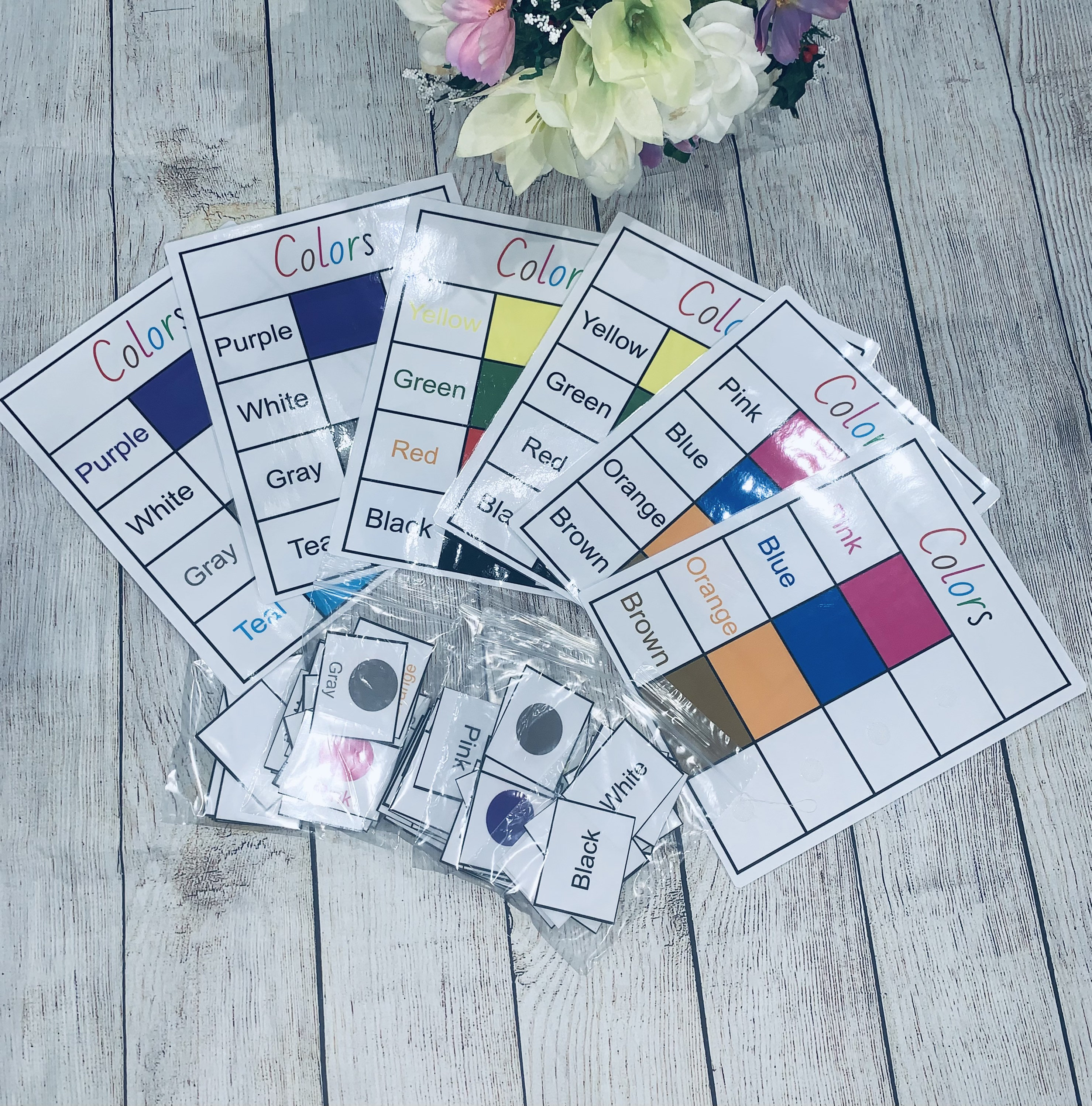 Color Matching Interactive Busy Book Speech Therapy, OT Therapy, DTT ...