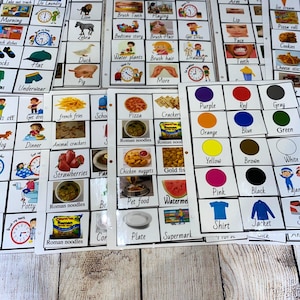 Bundle Pictures Card for Communication Speech Therapy ABA - Etsy