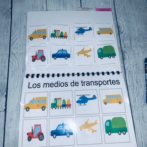 Back to School Teacher Gift, Activity Spanish, Busy Book Interactive ...