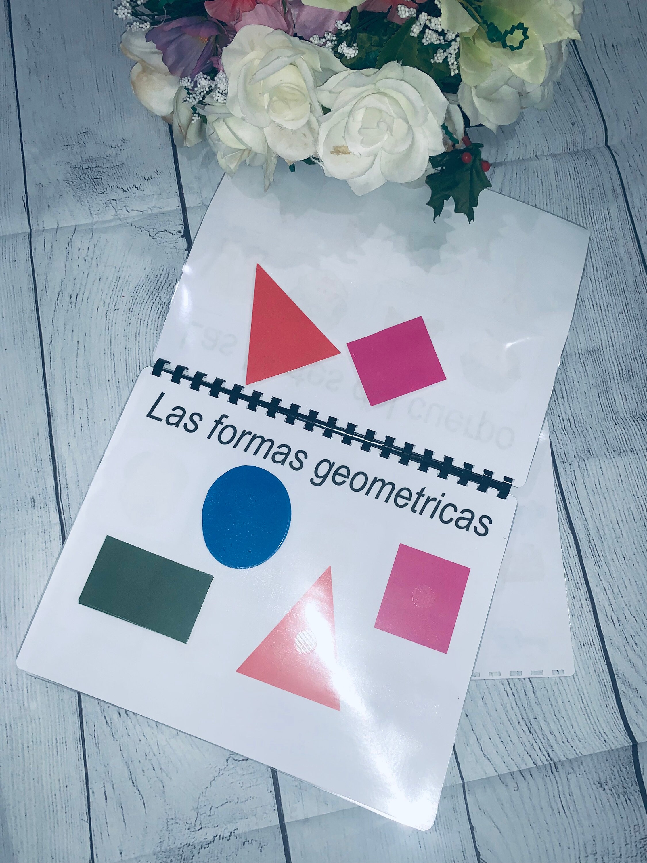 Spanish, Busy Book Interactive Activity Tracing, Homeschool Daily Work ...