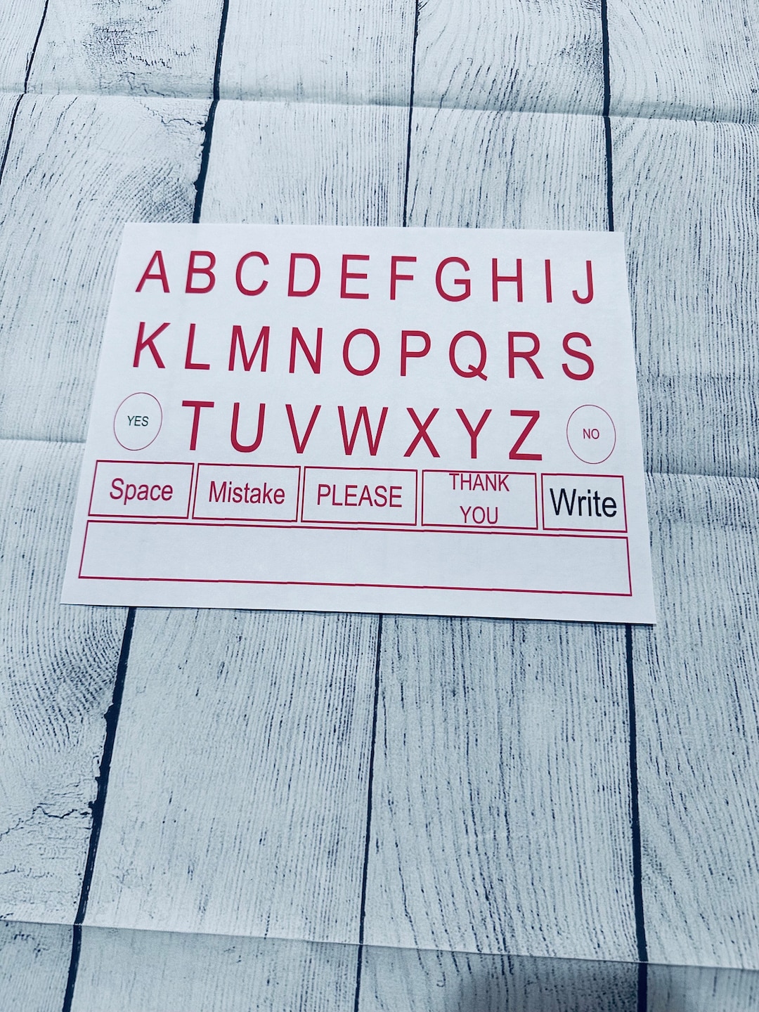 Alphabet Sentence Builder Board | Communication Autism AAC | Non-verbal ...