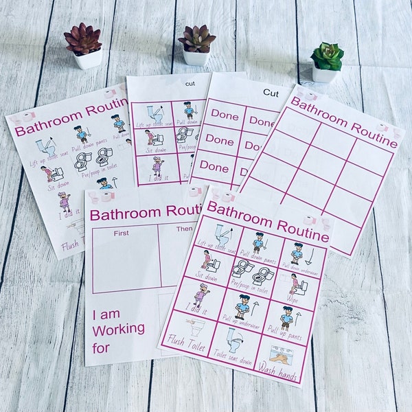 Pecs Communication Cards Bathroom - Etsy