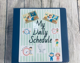 Visual Schedule Adults Autism | Etsy