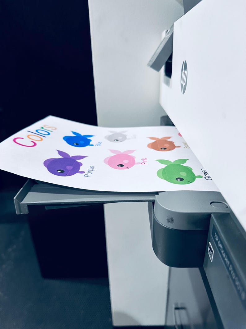 Colorful Fish Colors Poster | Printable Color Learning Chart for Kids ...