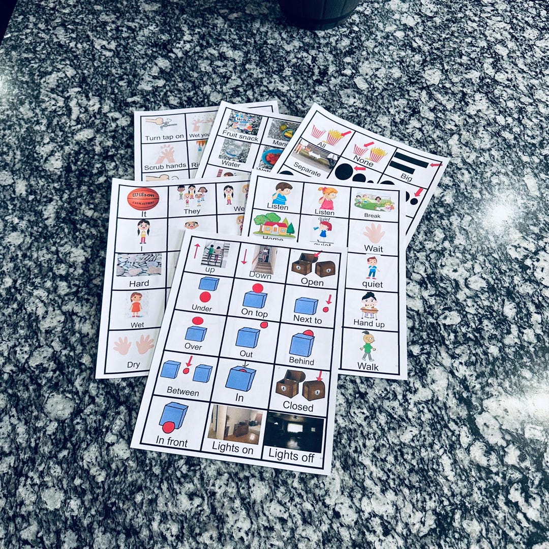 105 Pec Picture Cards for Communication, Speech Therapy, Autism ...