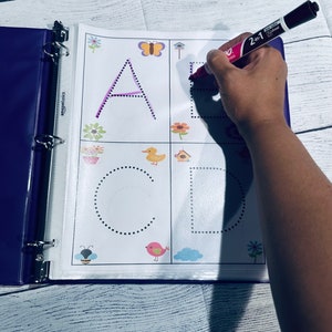 Summer Tracing Handwriting Alphabet and Number 1 to 20 Flash Cards ...