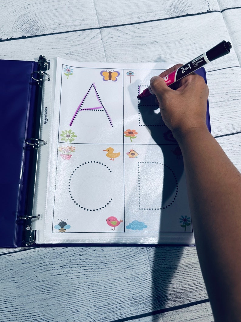 Summer Tracing Handwriting Alphabet and Number 1 to 20 Flash Cards ...