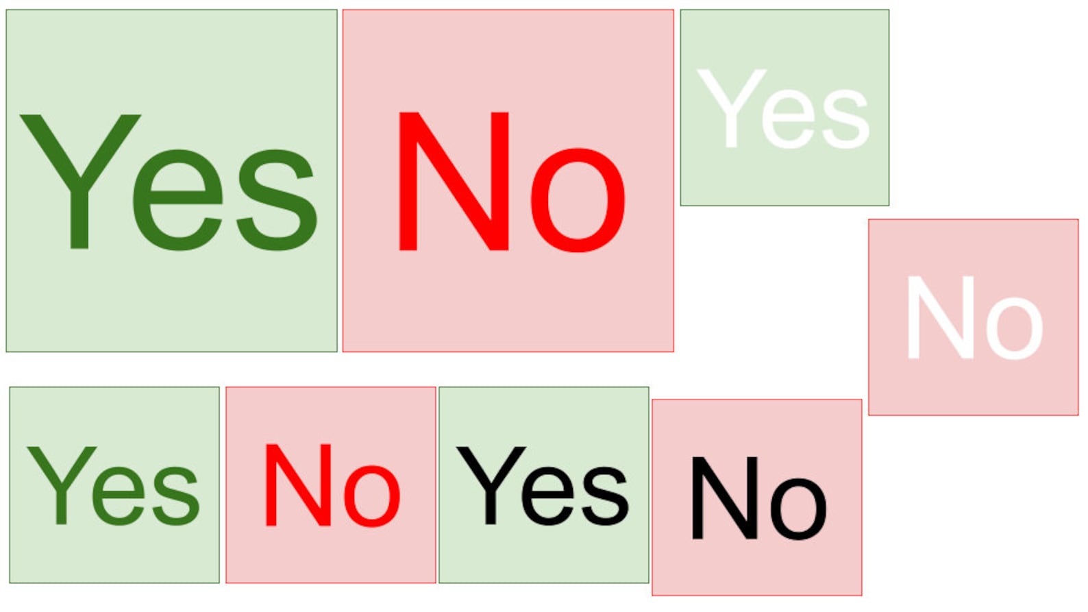 Yes and No Cards Large Digital Download preschool | Etsy