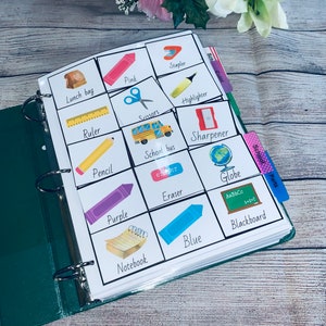 Sign Language, Pictures Cards Book or Binder Small Pictures Book, 210 ...