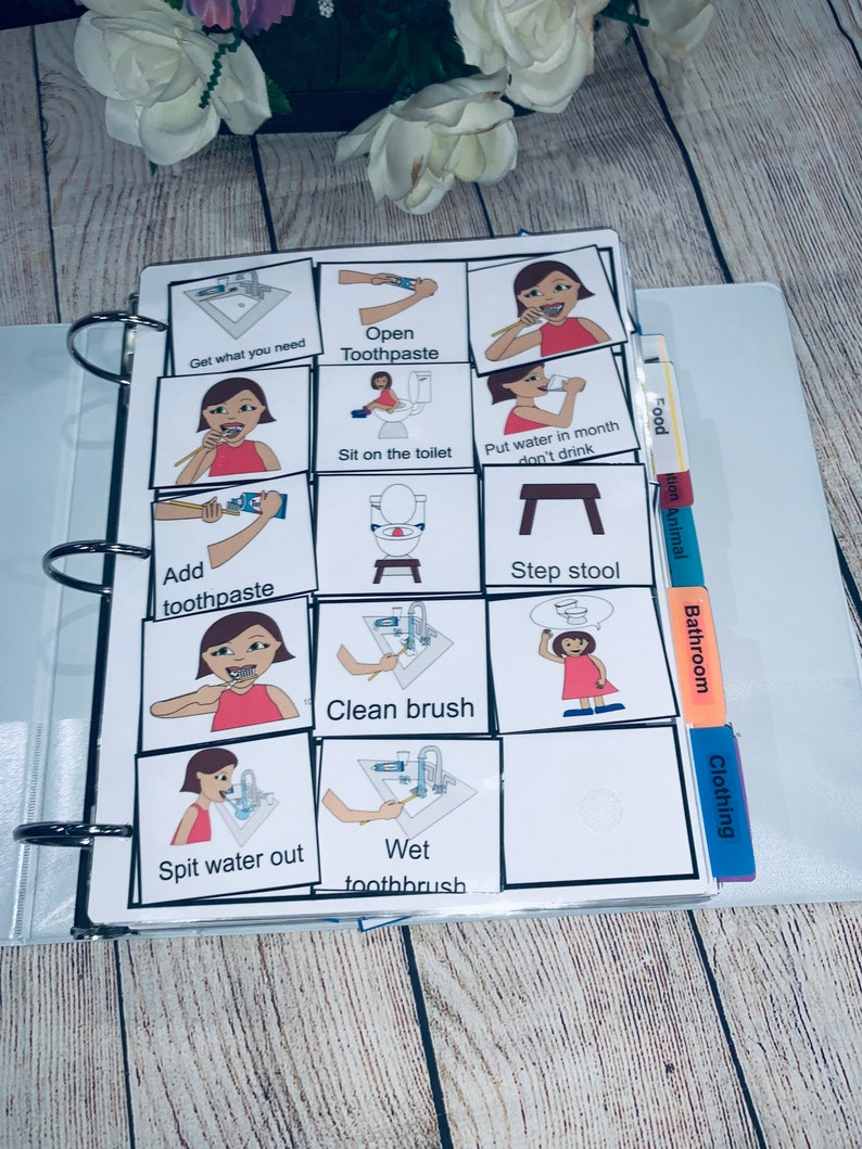 110 Real Life Autism Communication Pictures Cards Bundle Speech ABA ...