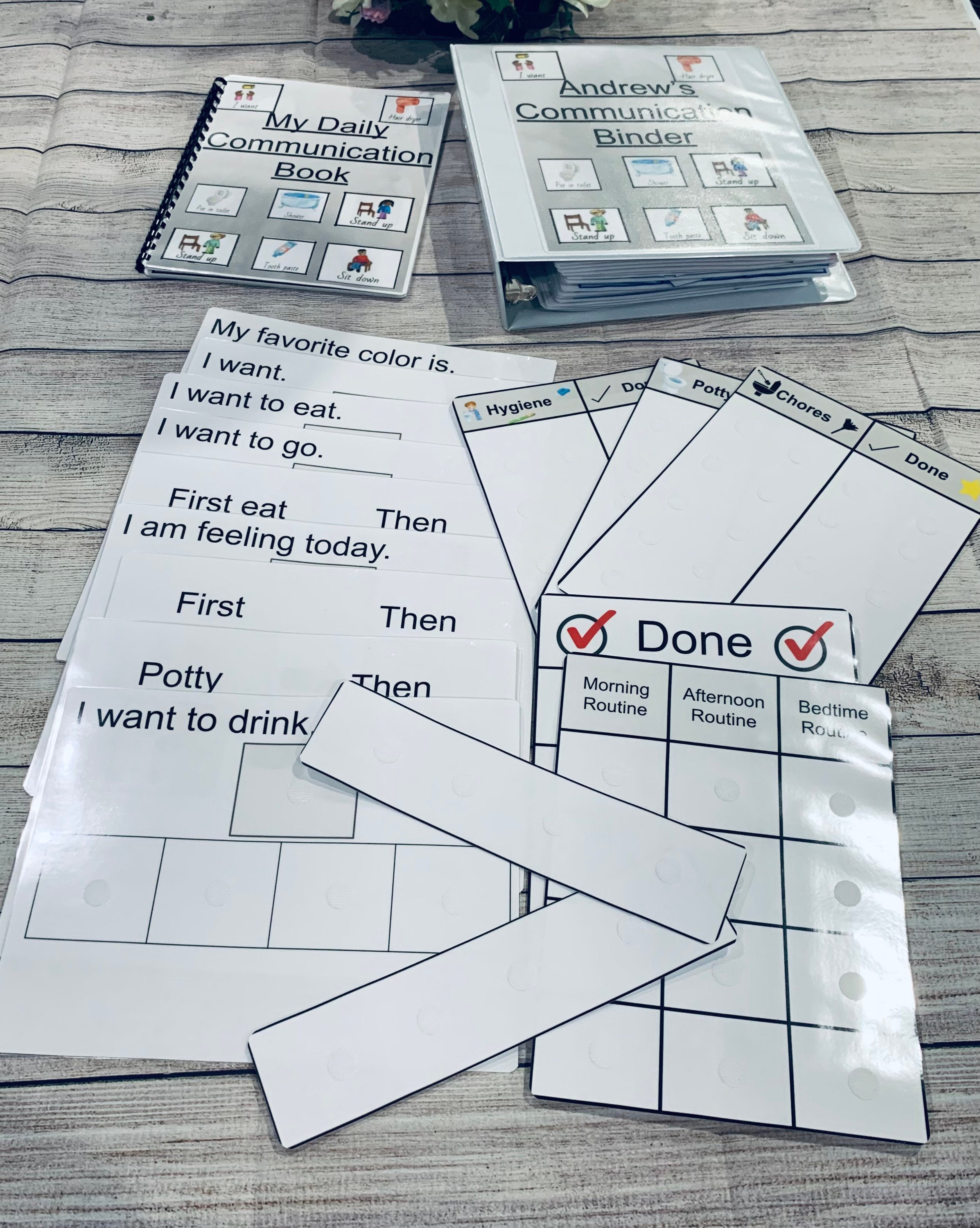 300 Bundle Pack Pictures Cards for Communication Sentence Book, Travel ...