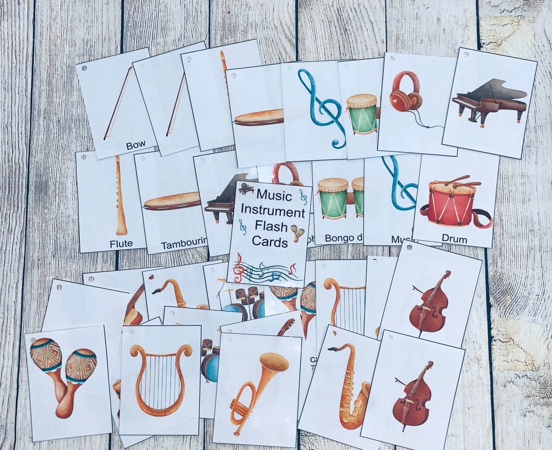 Music Instruments Flash Cards ,busy Work, Music Therapy , Teacher ...