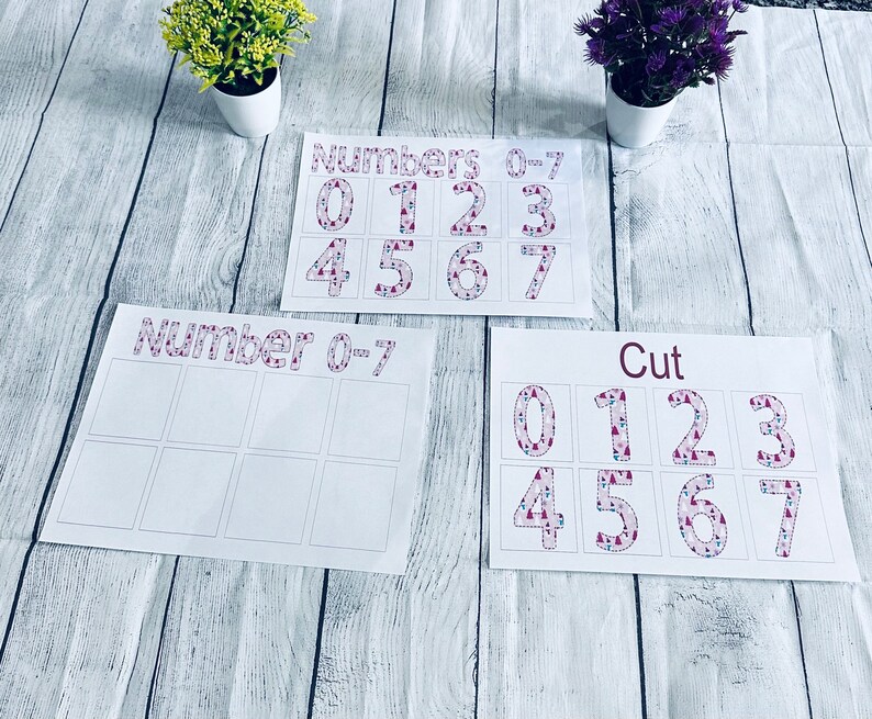 Christmas Numbers 1-20 Matching Sorting ,preschool ,homeschool ...