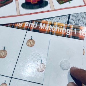 Fall Thanksgiving Bundle Preschool Teacher Kids Busy Work Matching ...