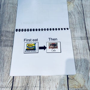 My Sentences Builder Book or Binder Communication Pictures Cards Book ...