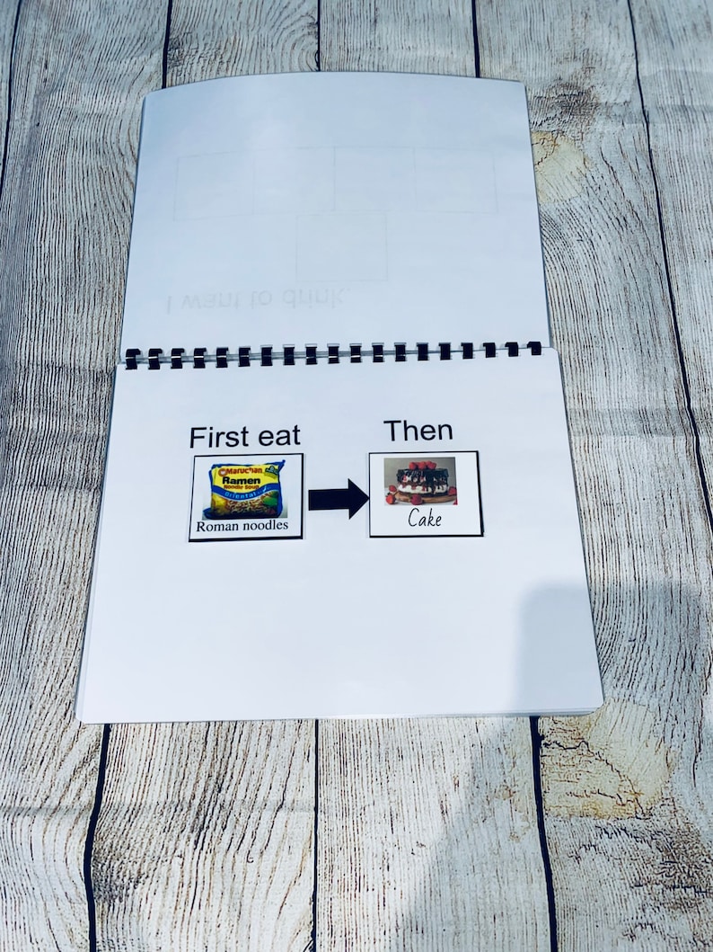 My Sentences Builder Book or Binder Communication Pictures Cards Book ...