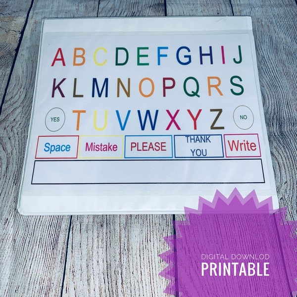 Adult Communication Boards Etsy