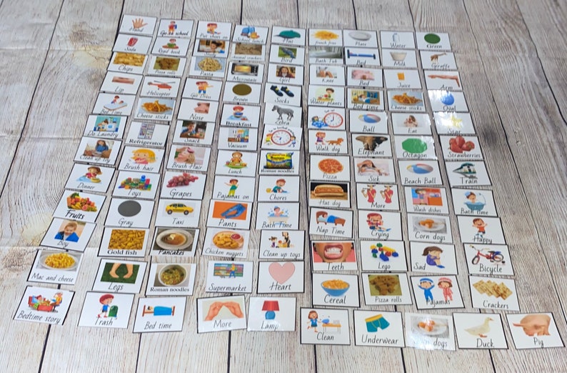 Picture Exchange Communication System Pictures Cards | Etsy