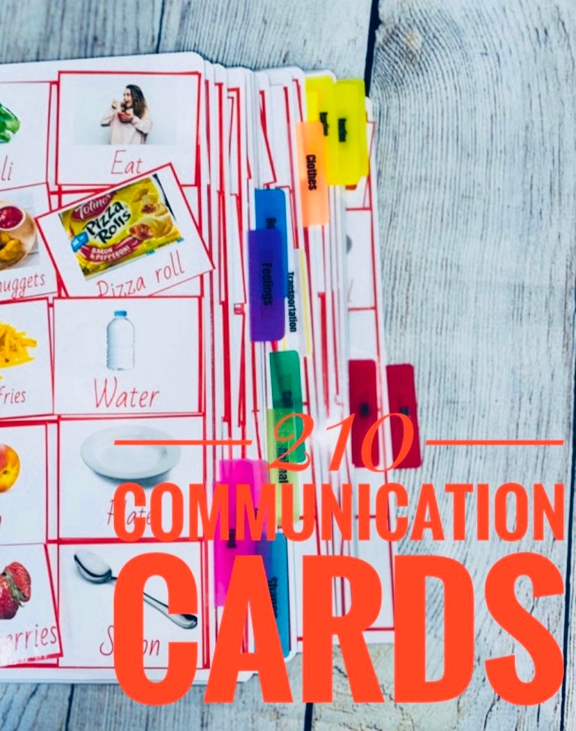 Communication cards/ binder kit Speech therapy OT therapy | Etsy