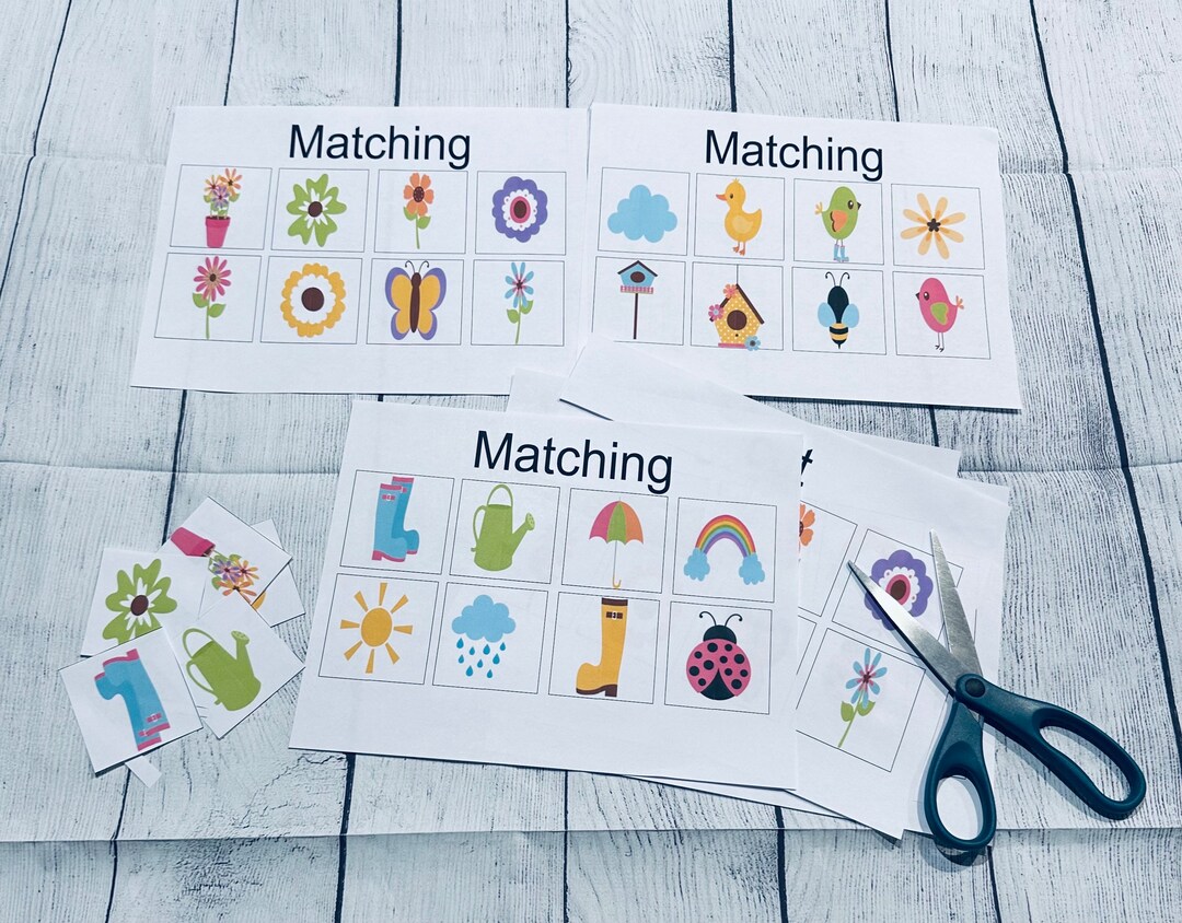 Interactive Activity, Summer Matching, Sorting, Learn Colors, Busy Work ...