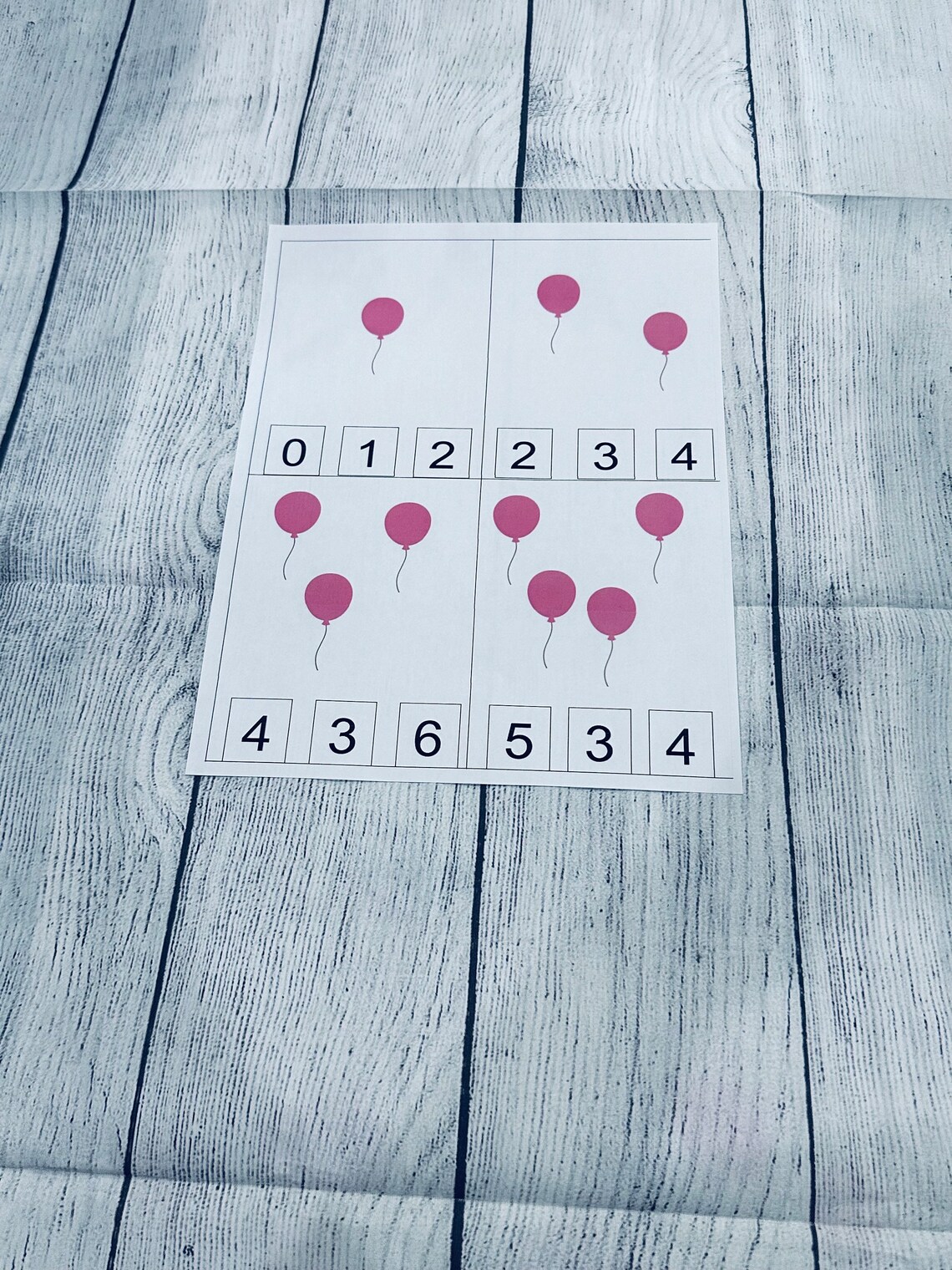 Balloon Clip Cards, Numbers Counting 1 to 15, Teacher Activities for ...