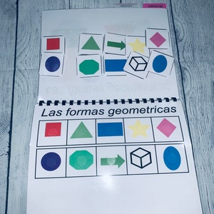 Back to School Teacher Gift, Activity Spanish, Busy Book Interactive ...