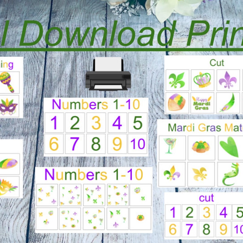 Mardi Gras Activity - Etsy