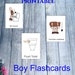 Boy Bathroom Routine Flash Cards schedule Potty Training - Etsy