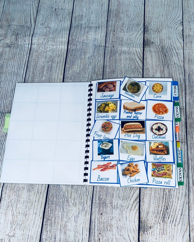 Food Therapy, Charts, Meal Fruits Vegetables Choices Board Book Visual ...