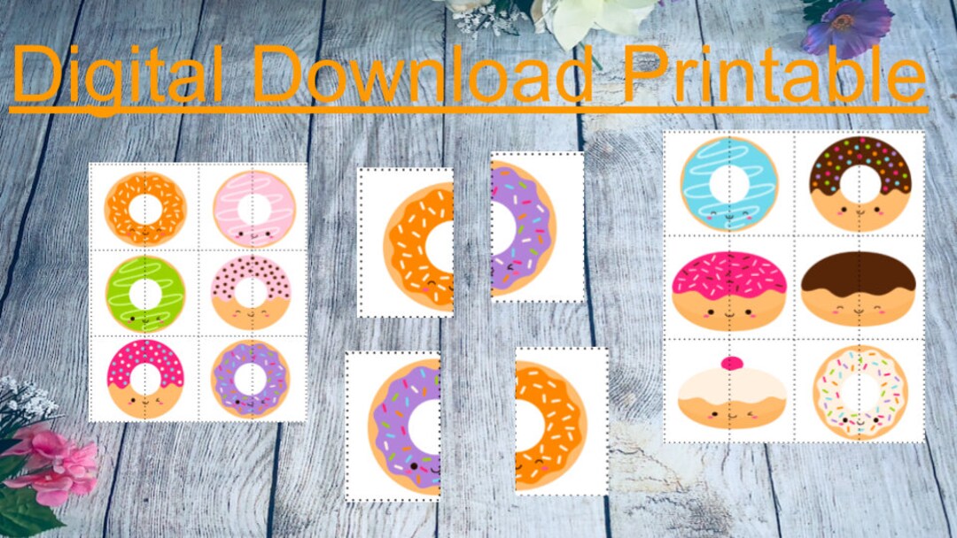 Matching Donuts Activity | Preschool & Toddler Center | Digital ...