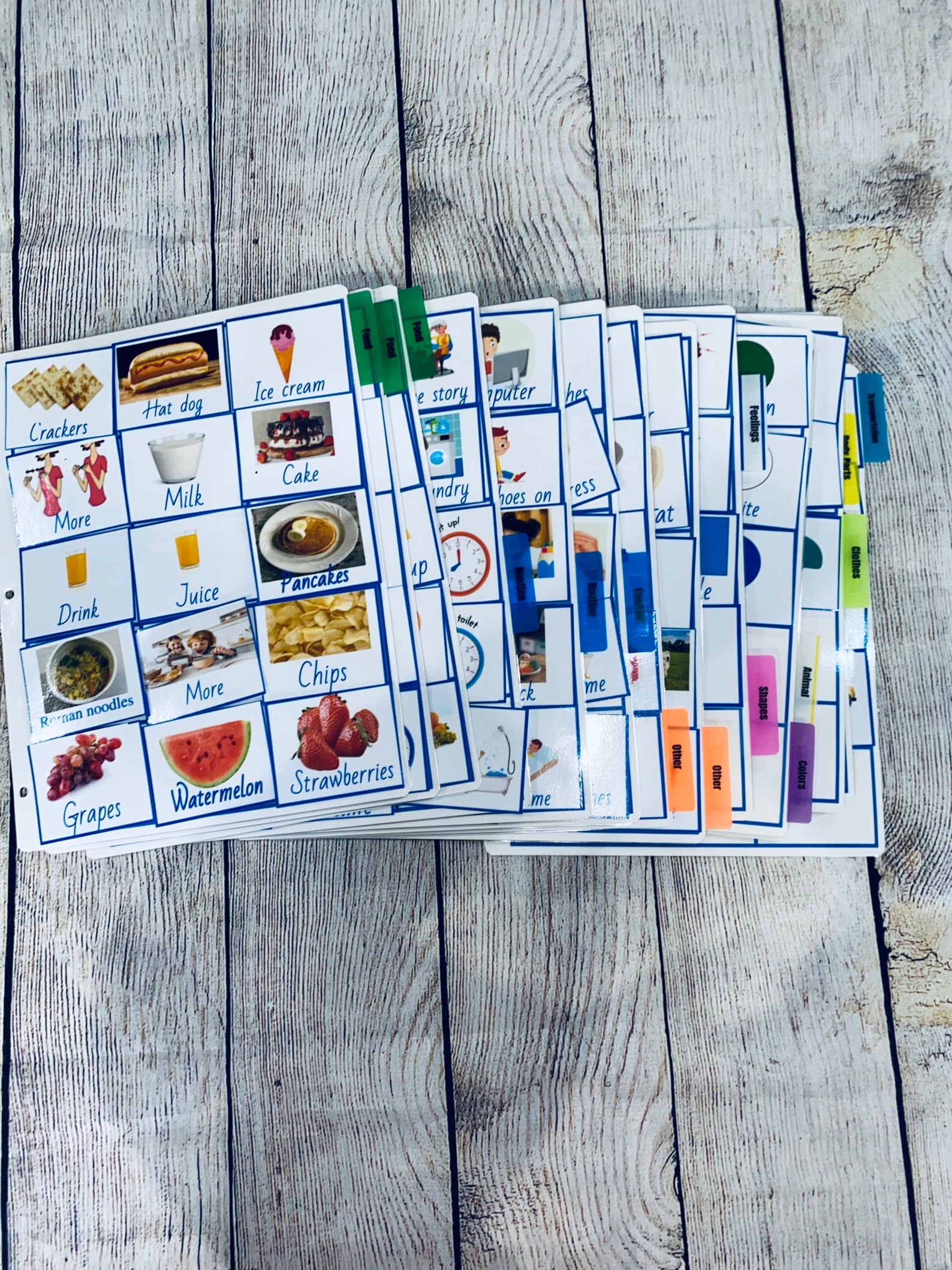 Bundle Pictures Card for Communication Speech Therapy ABA - Etsy