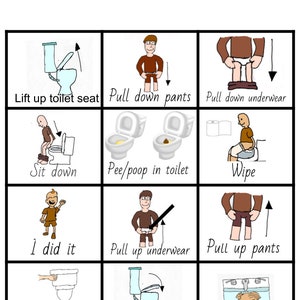 Bathroom Routine, Potty Training, Reward Chart, to Do, and More 75 ...