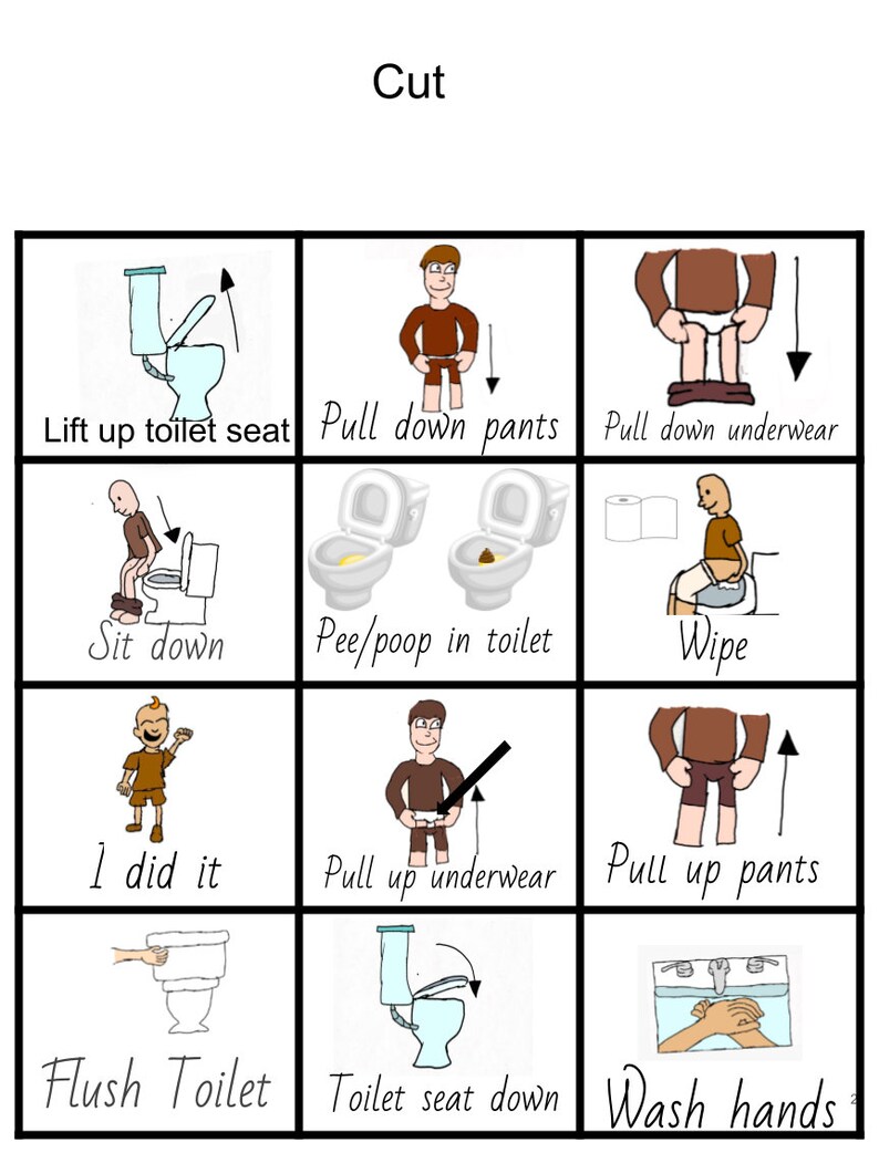 Bathroom Routine, Potty Training, Reward Chart, to Do, and More 75 ...