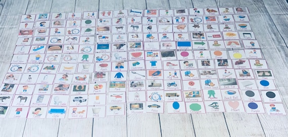Toys Learning & School My voice picture cards for communication system ...
