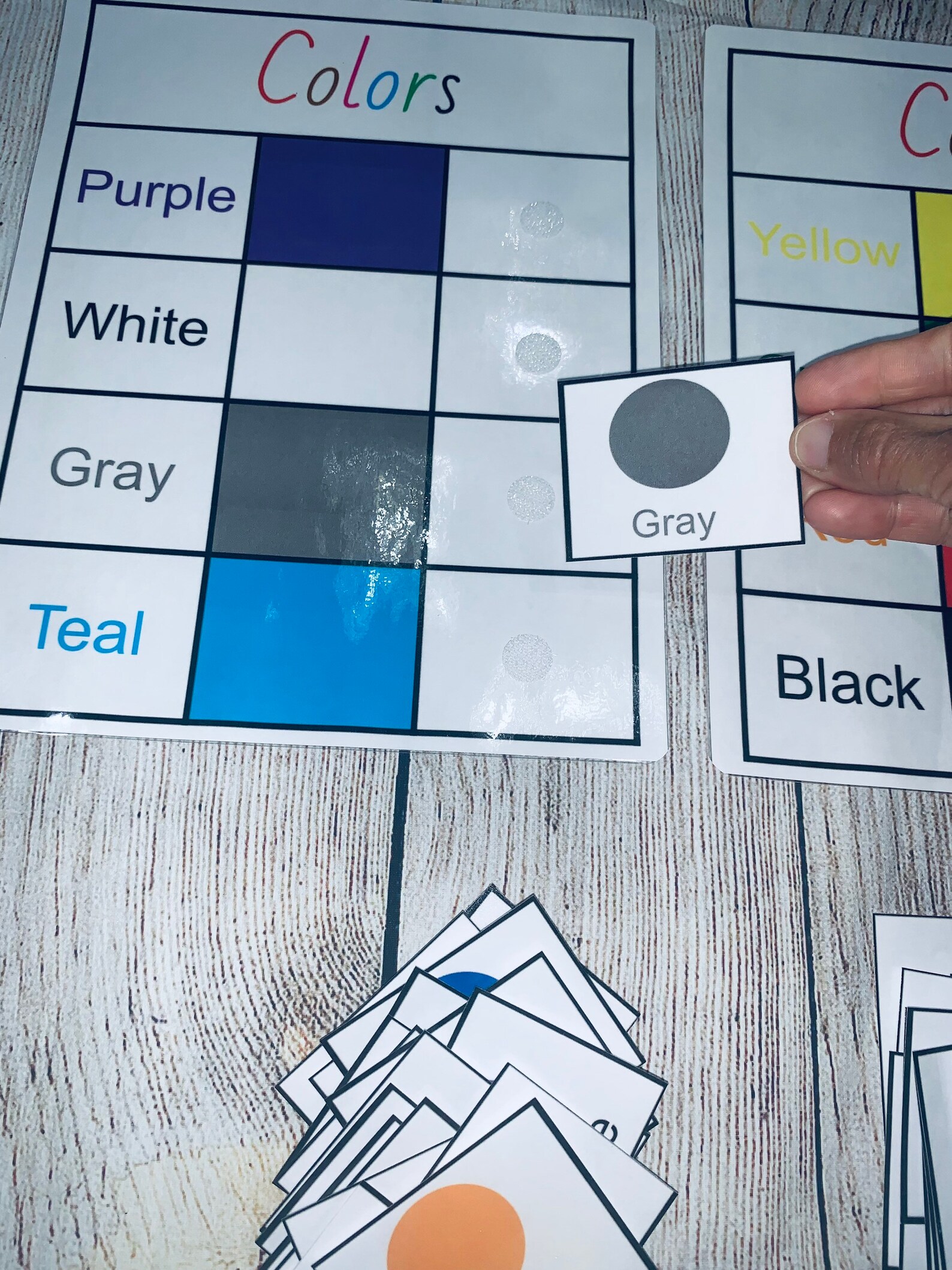 Color Matching Interactive Busy Book Speech Therapy, ABA Therapy DTT ...