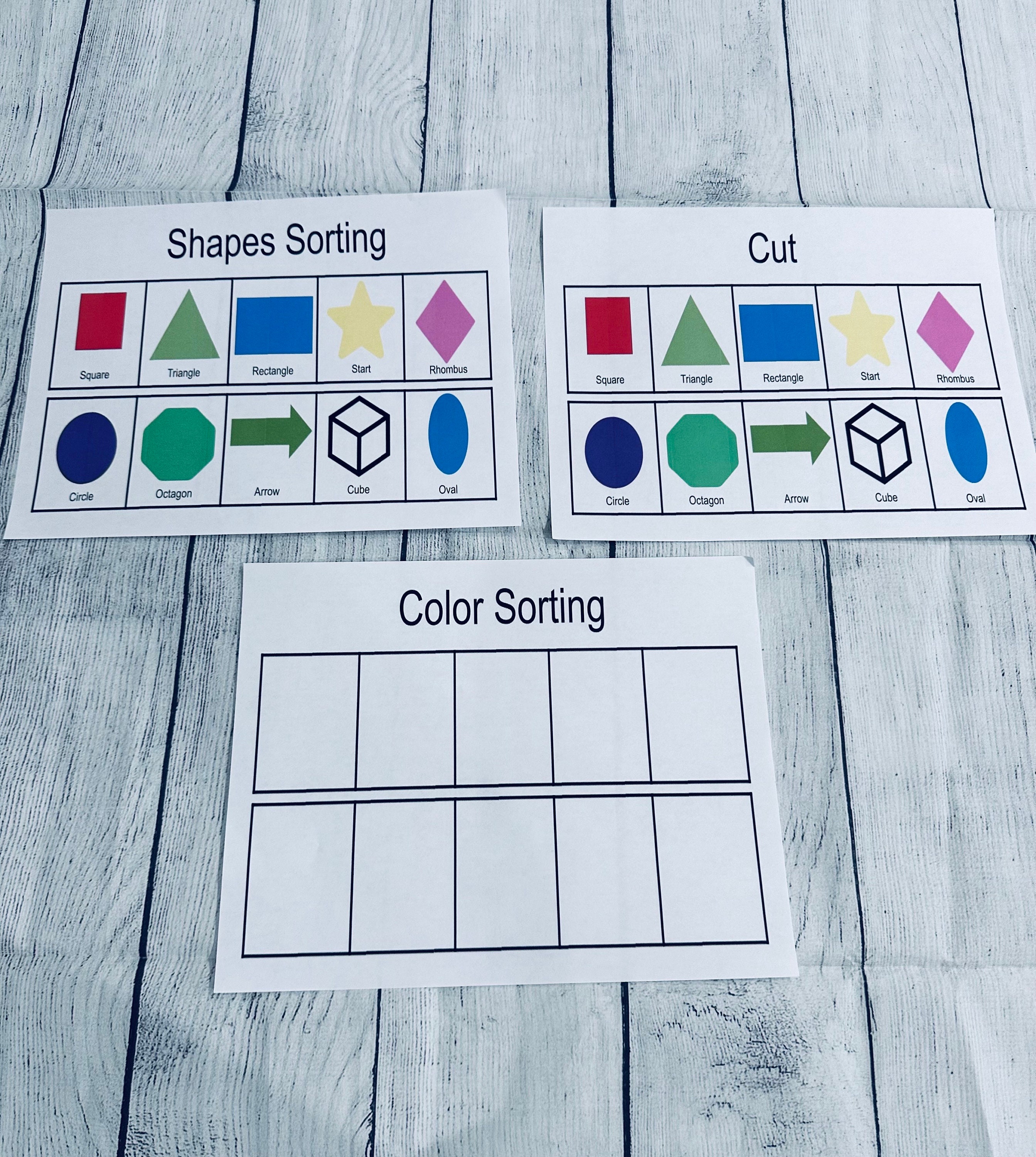 Toddler, Preschool, Busy Work, Numbers , Colors, Alphabet, Shapes ...