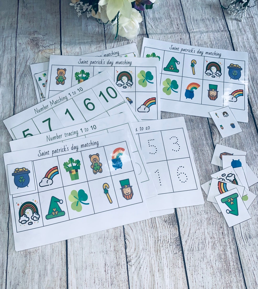Saint Patricks Day Matching Interactive Activity, Matching, Sorting ...